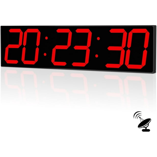 27.5''Large Digital Wall Clock,Automic Digital Clock with Alarm,Clendar ...