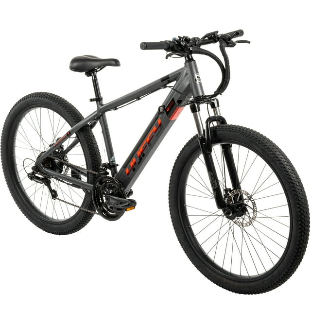 27.5" Huffy Vertis Adult Electric Mountain Bike, 27.5" Wheels, 36V, 21 ...