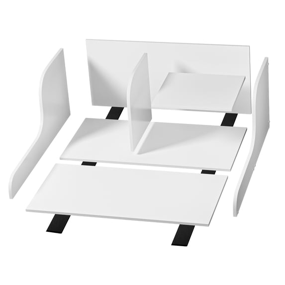 27.5" Washer Dryer Countertop with Shelf,Laundry Countertop with Anti ...