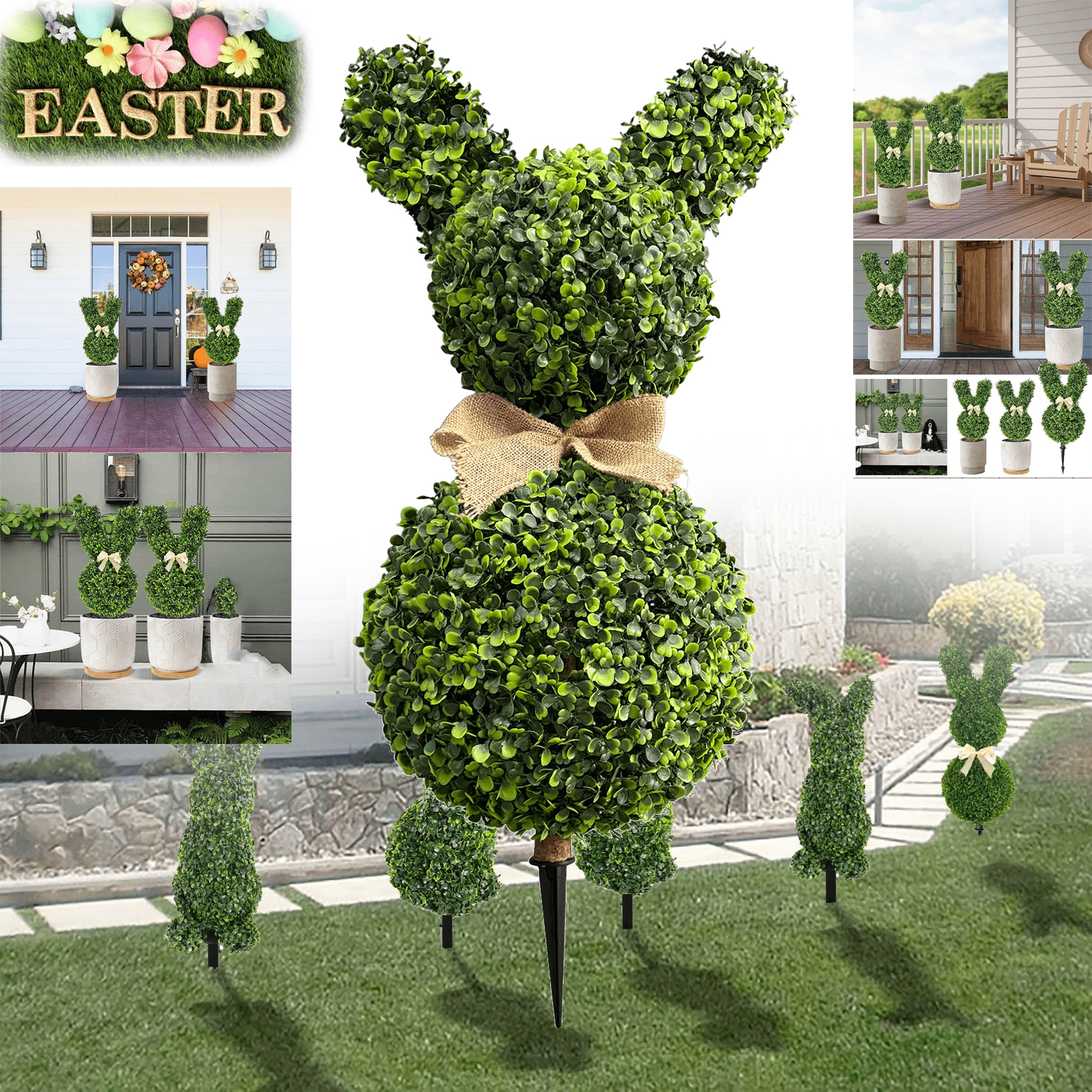 27.55 In Topiary Bunny Bushes Tree for Outdoor Rabbit- Shape Plants ...