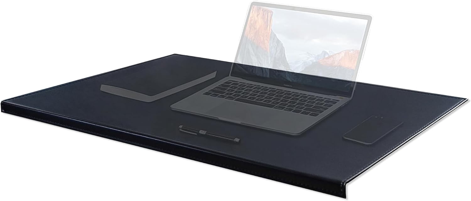 27.55”x 18.9" Soft PU Leather Surface Office Desk Mouse Mat Anti-Push ...