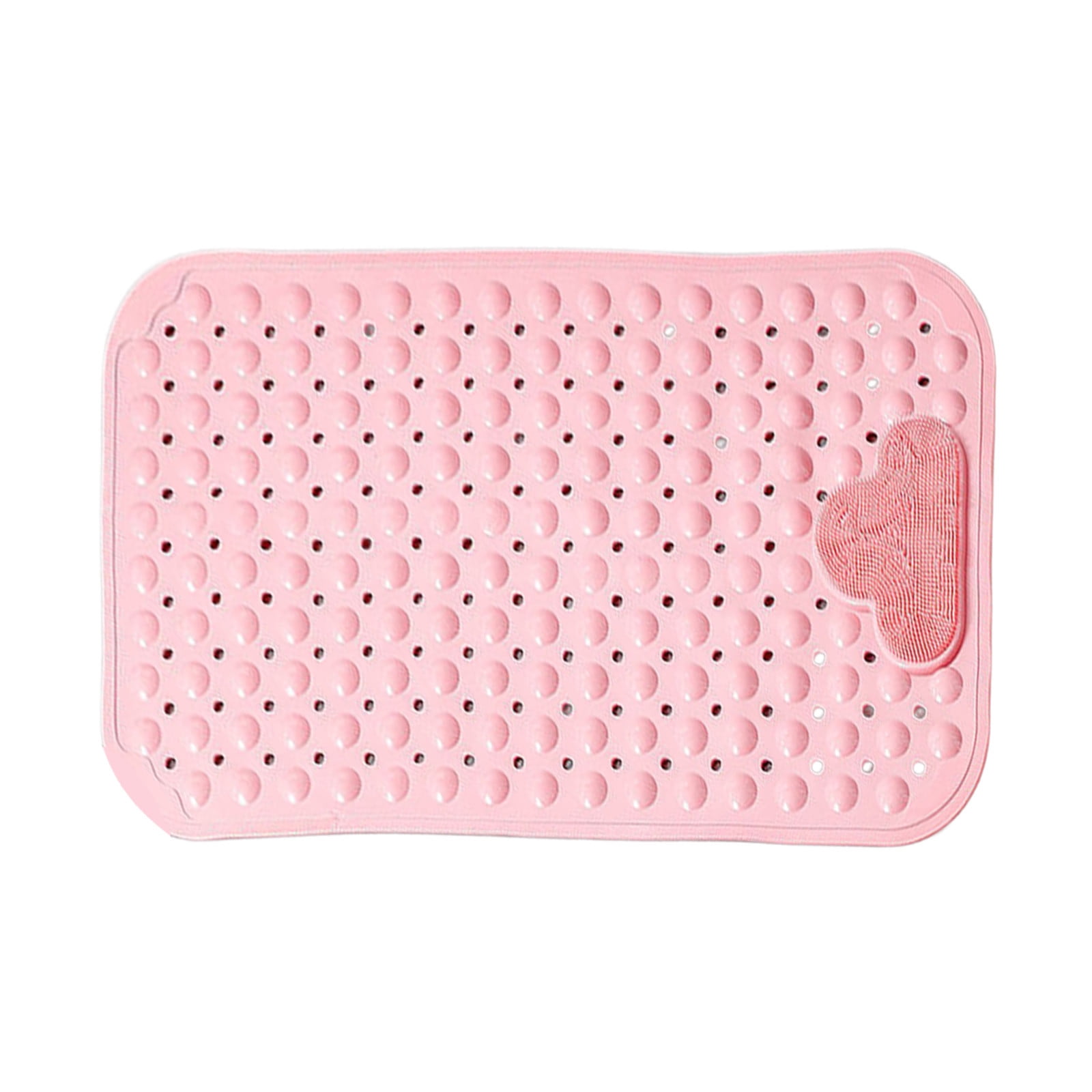27.56x15.75in Bathroom Anti-Slip Mat PVC Floor Mats with Foot Massage ...