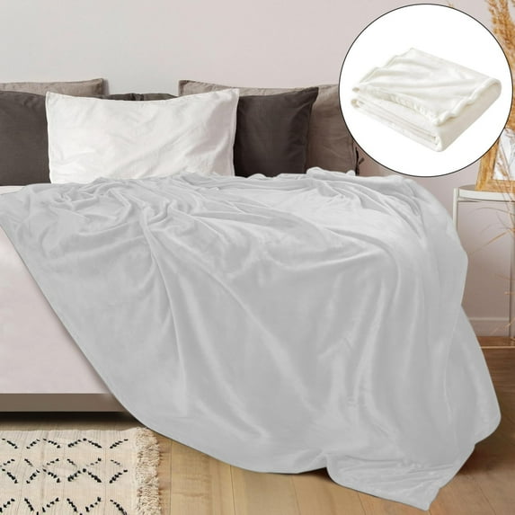 27.56x39.37in Luxury Flannel Blanket, All-Season & Lightweight Material ...