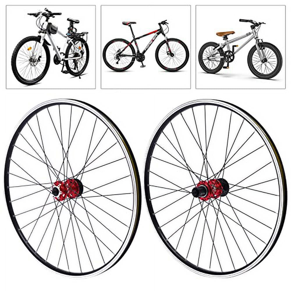 27.5Inch Mountain Bike Wheelset Front Rear Bike Wheels Rims Hub MTB ...