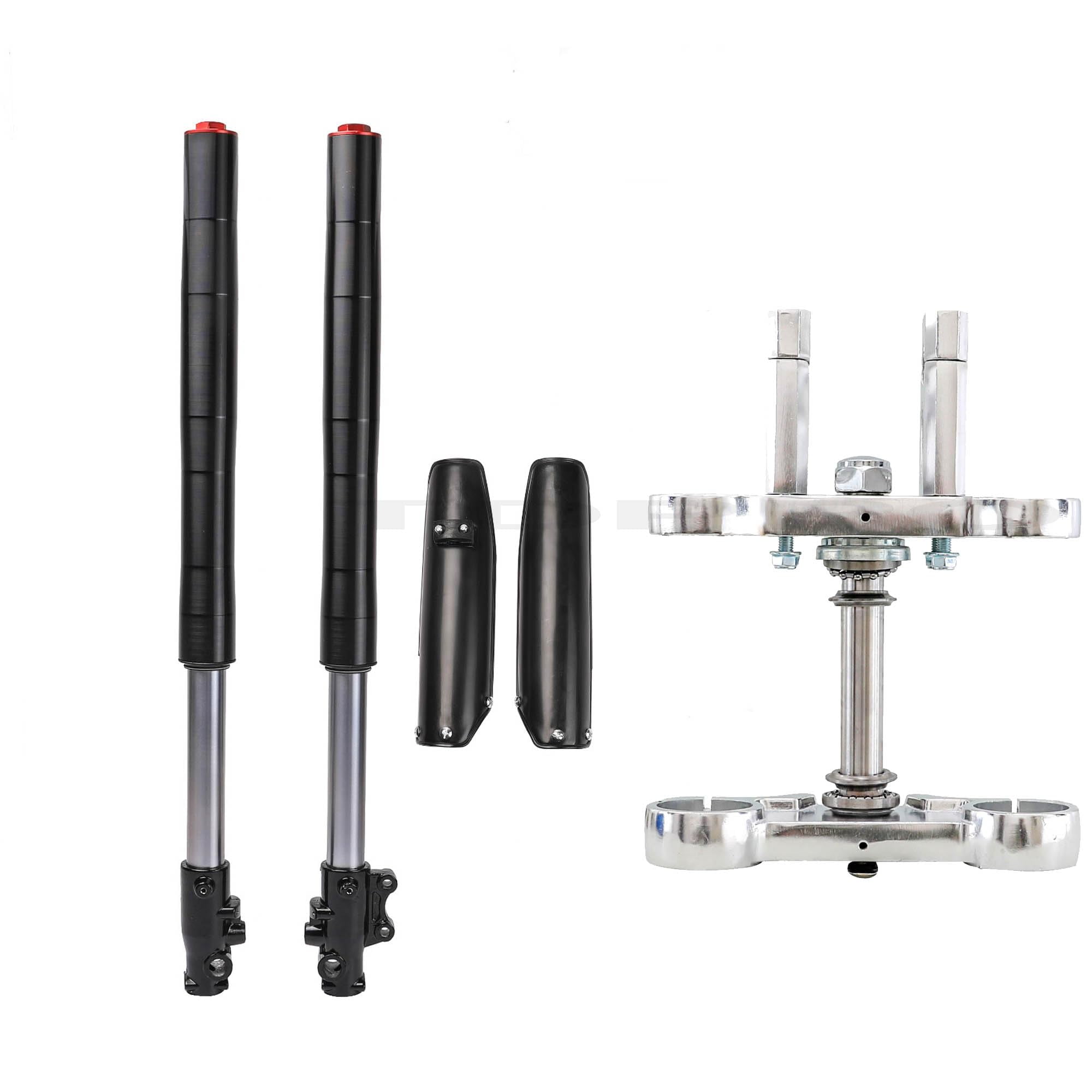 27.6" 700mm 45/48mm Front Forks Shock Suspension with Triple Tree ...