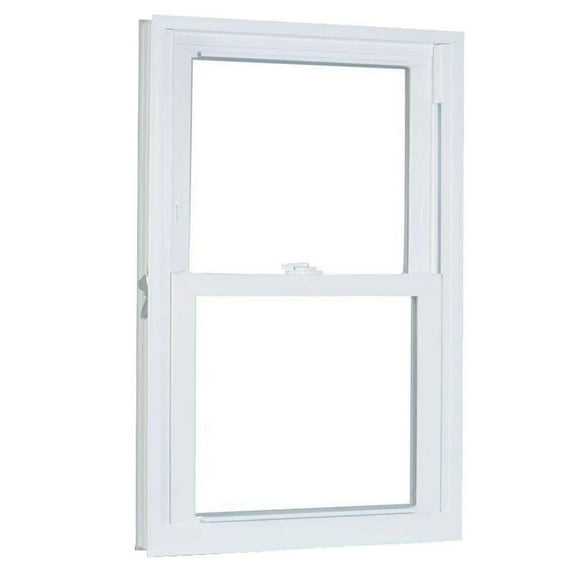 27.75 in. x 45.25 in. 70 Series Pro Double Hung White Vinyl Window with ...