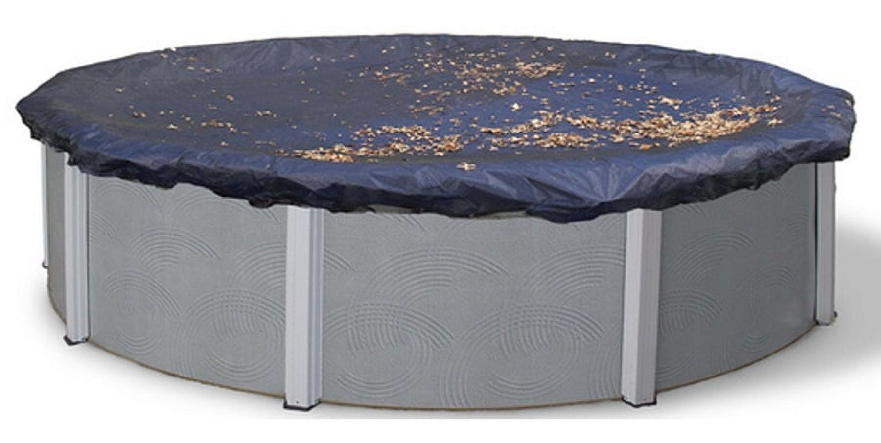 27' Black Deluxe Above Ground Swimming Pool Closing Leaf Net Cover ...