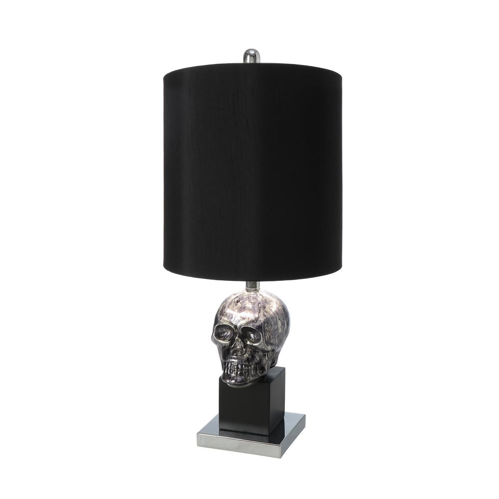Crestview Collection Black Skull Table Lamp - Walmart.com