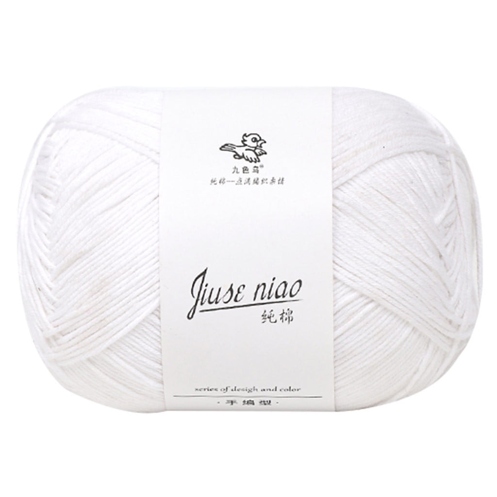 27 Colors Solid Color Milk Cotton Thread, Soft Wool Yarn Soft Milk ...