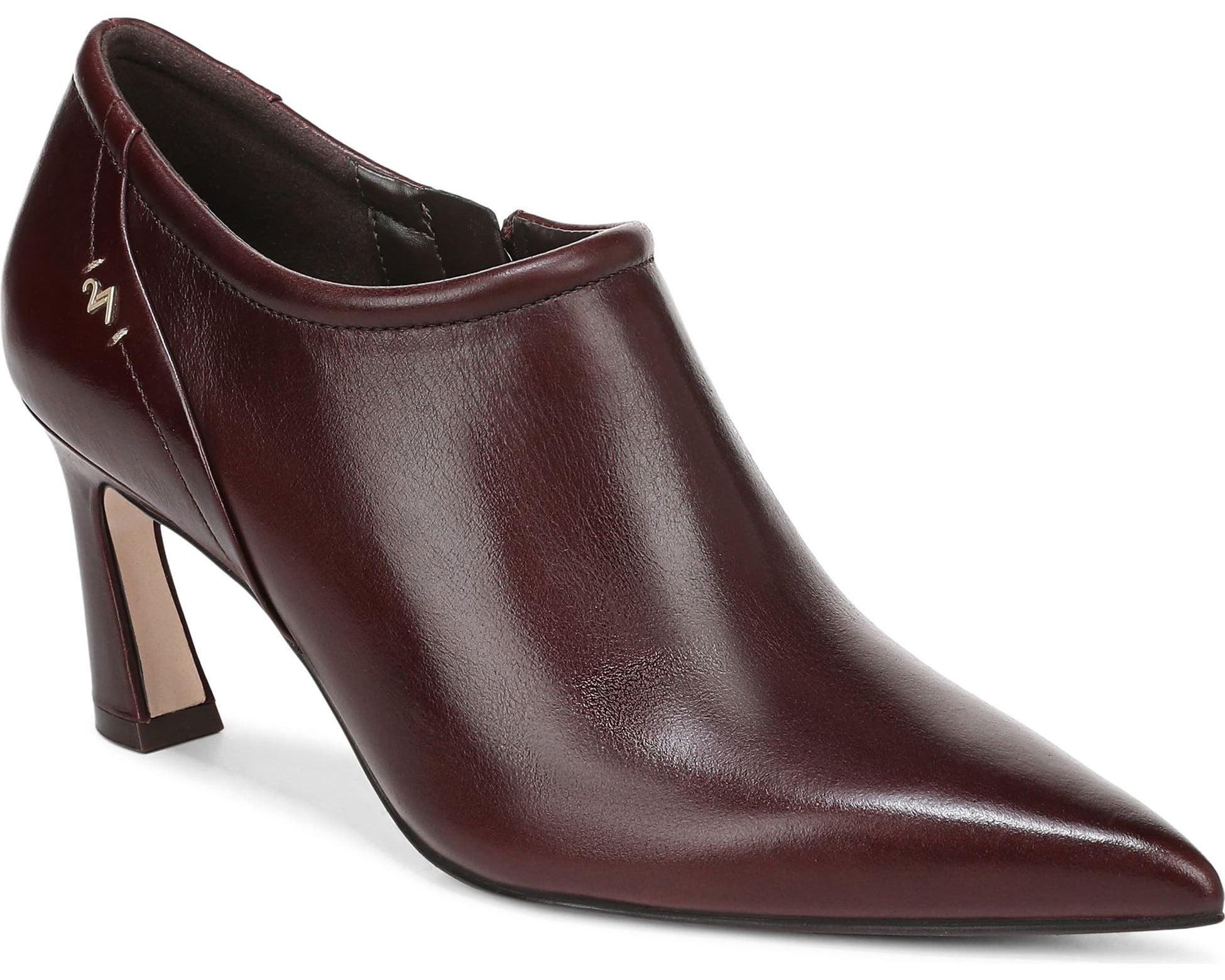 27 EDIT Naturalizer Women's Elena Ankle Bootie Wine Red Leather 11W ...