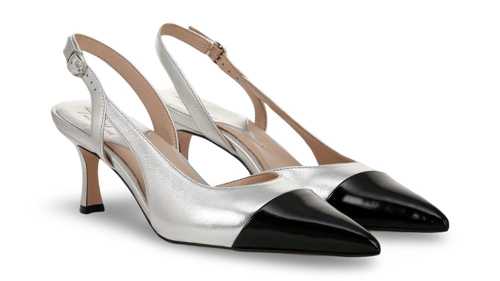 Naturalizer Ilyssa Women's Heels Silver Leather Size 5.5 M - Walmart.com
