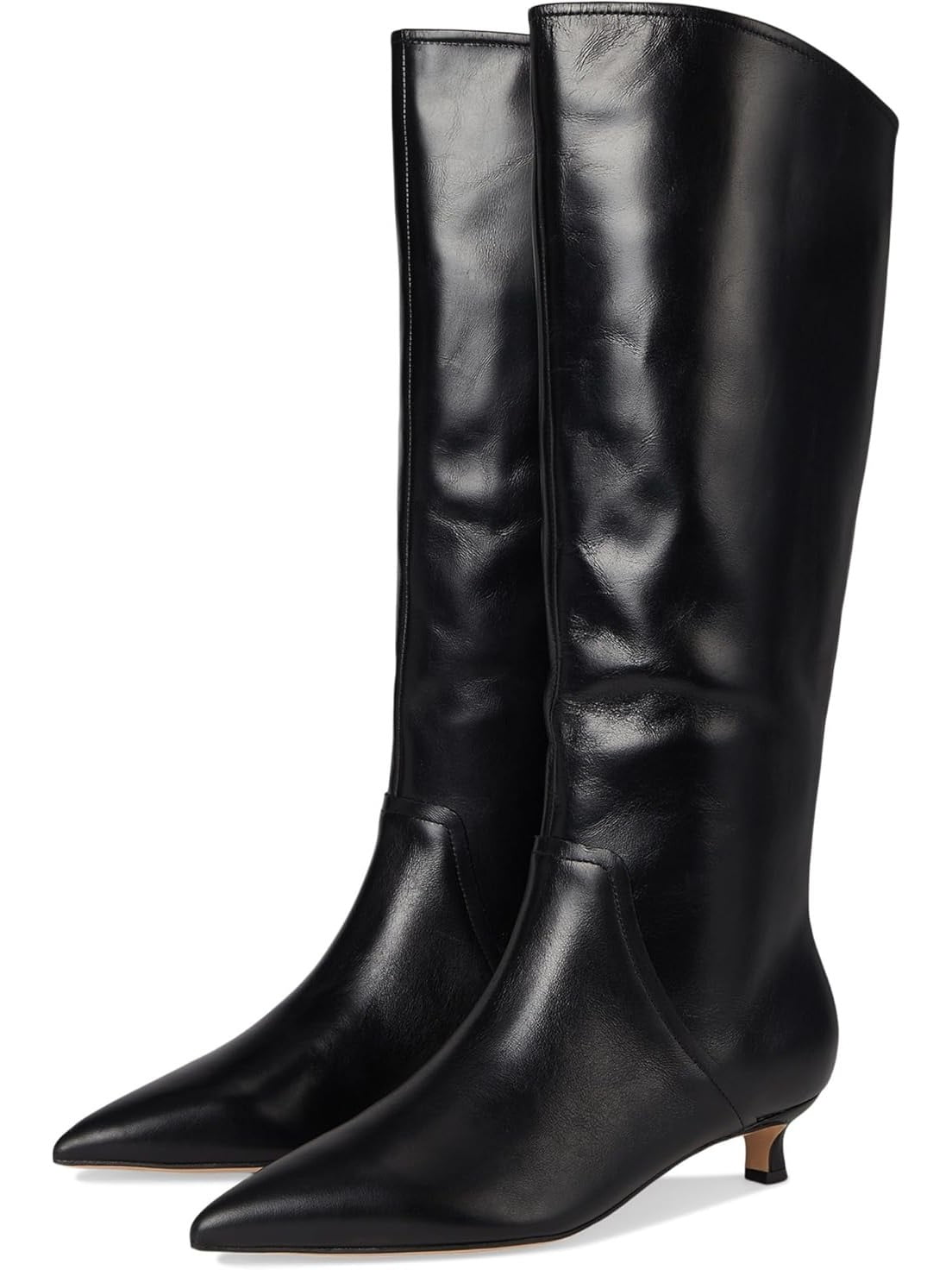 27 EDIT Naturalizer Women's Nikita Black Leather Knee High Boot 7M ...