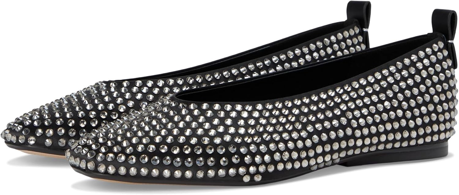 27 Edit Naturalizer Women's Carla Ballet Flat Black Satin 11W - Walmart.com