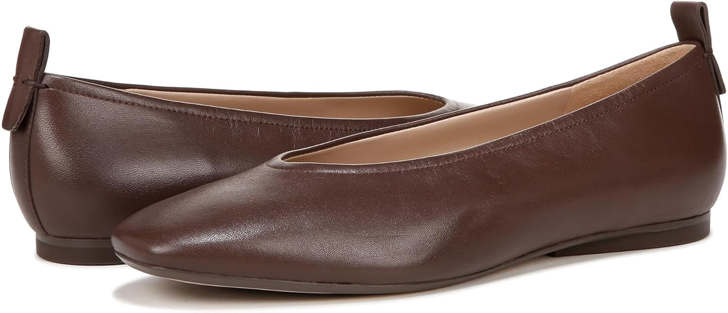 27 Edit Naturalizer Women's Carla Ballet Flat Chocolate 10M - Walmart.com