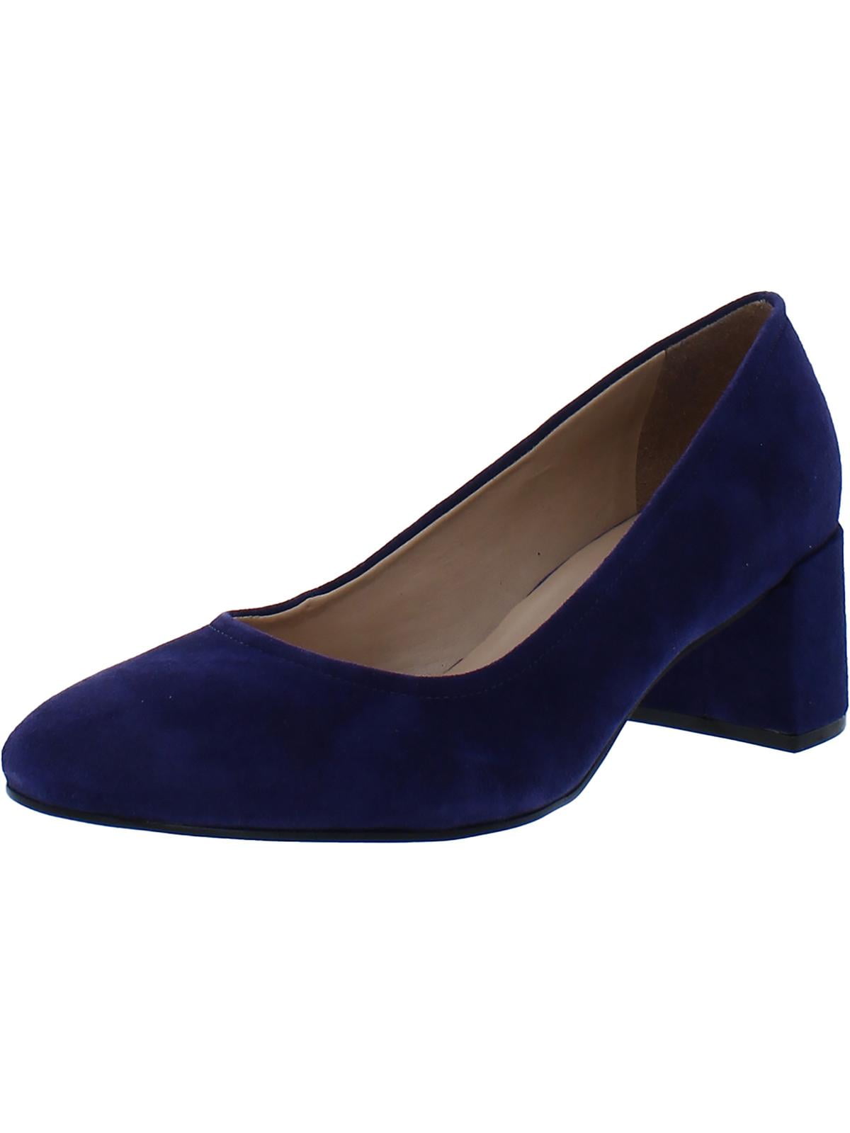 27 Edit Womens Rebecca Suede Block Heel Pumps - Walmart.com