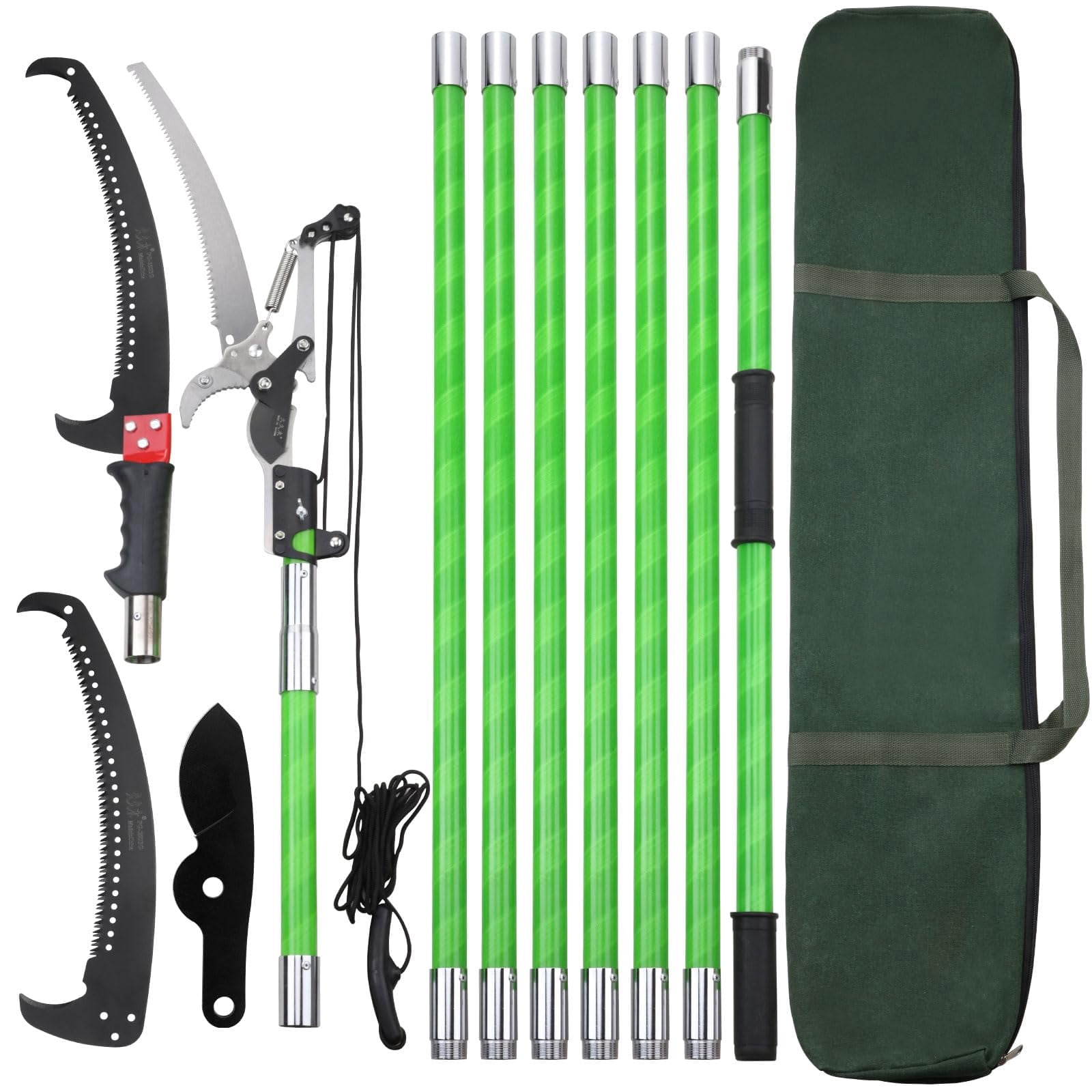 27 Feet Tree Pole Pruner Manual Branches Trimmer Tree Branch Garden ...