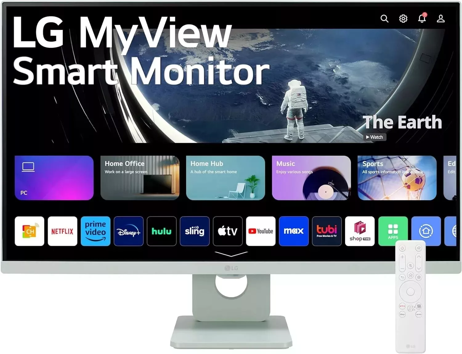 27" Full HD IPS MyView Smart Monitor with Remote (Green) - Walmart.com