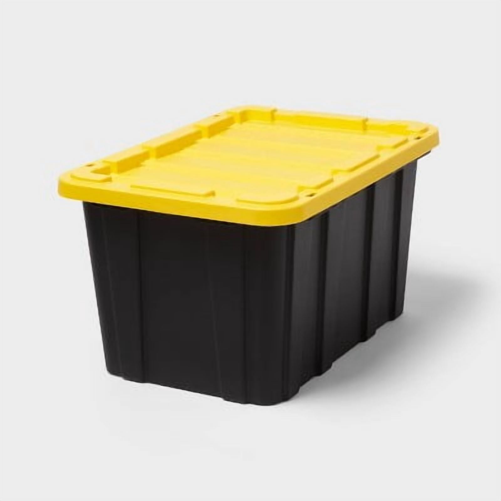 27-Gallon Heavy-Duty Storage Tote – Durable Plastic Bin for Home ...