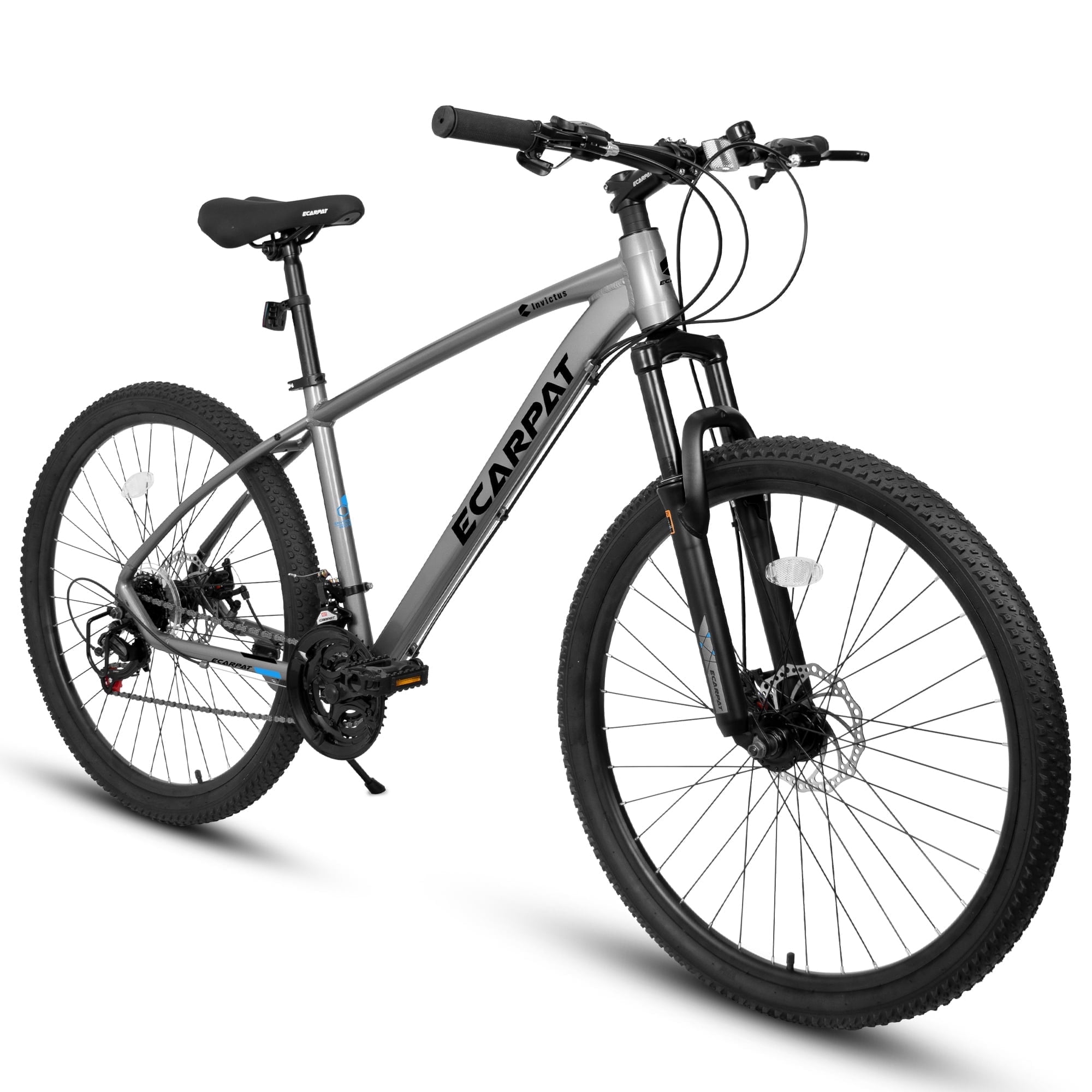 27-Inch Adult Mountain Bike, 21-Speed Front Suspension All-Terrain ...