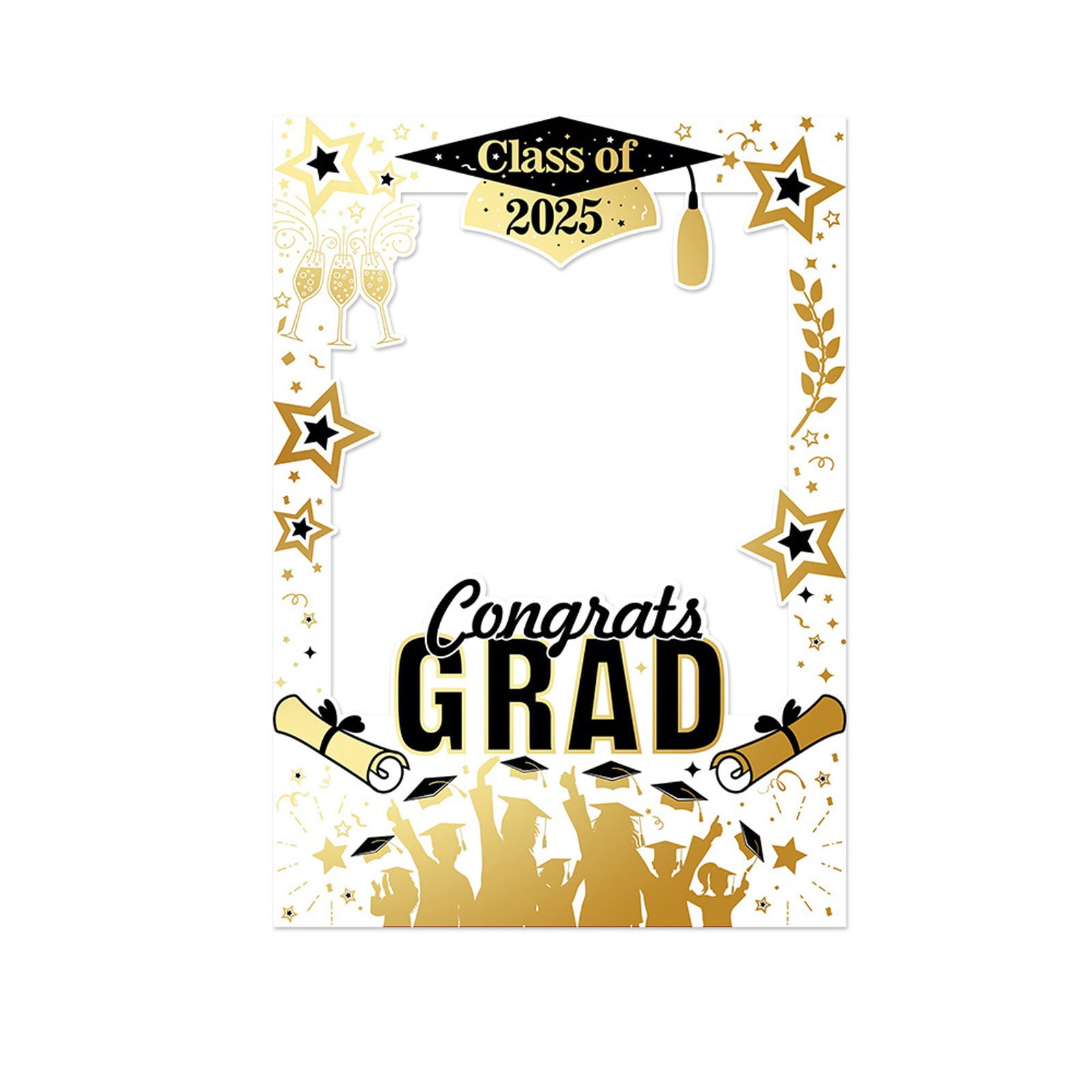 27 Inch Class of 2025 Grad Selfie Photo Booth Frame,Decorative photo ...