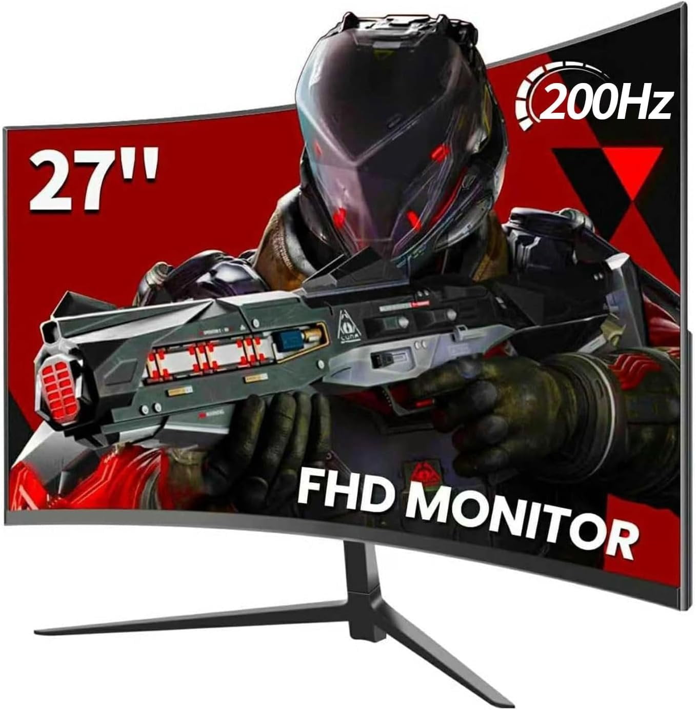 27 Inch Curved Gaming 200Hz|180Hz /144HZ 1ms FHD 1080P Computer ...