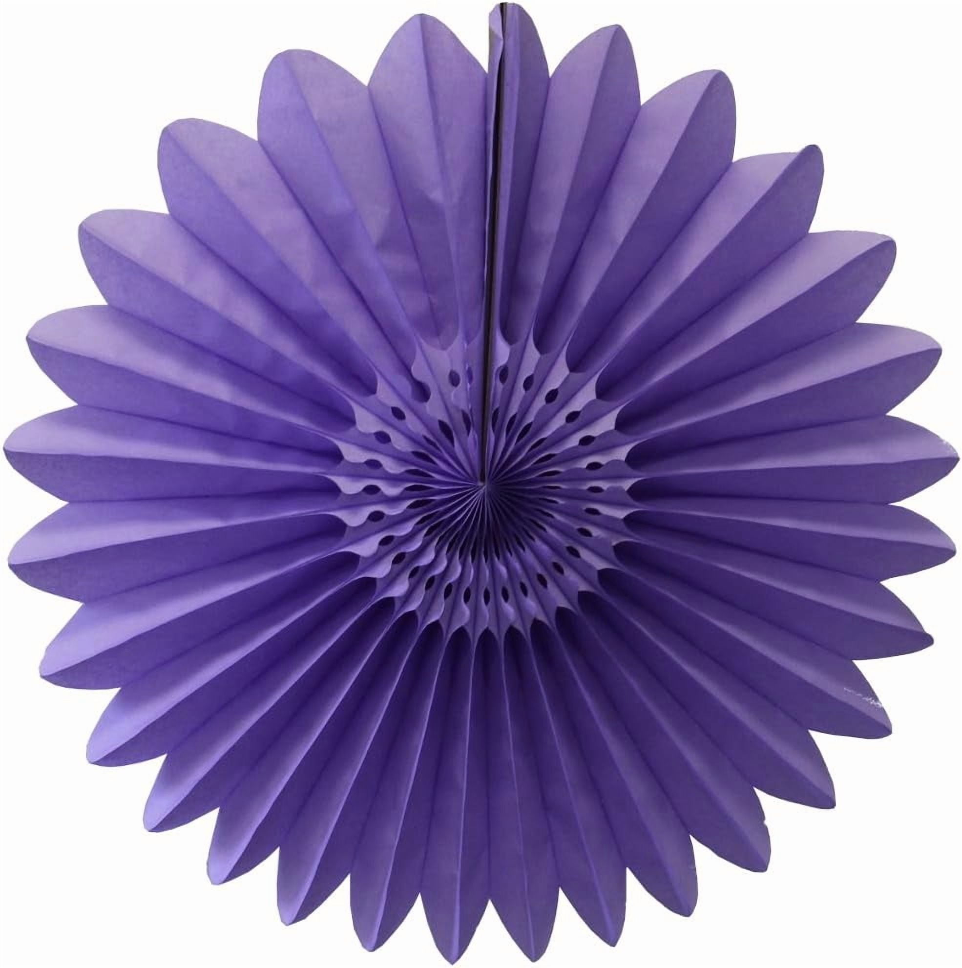 27 Inch Extra-Large Tissue Paper Party Fanburst Decoration (Lavender ...