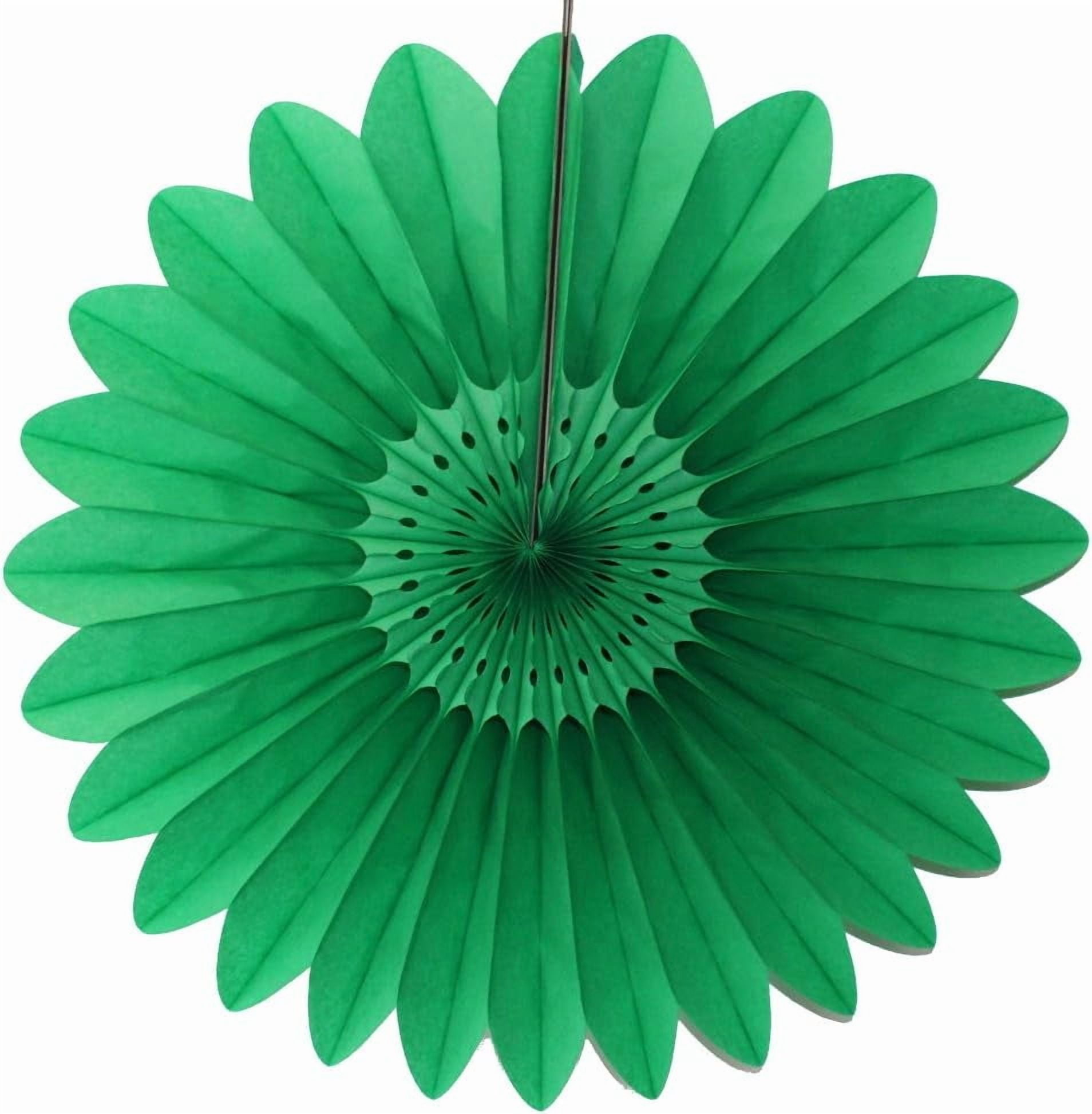 27 Inch Extra-Large Tissue Paper Party Fanburst Decoration (Light Green ...