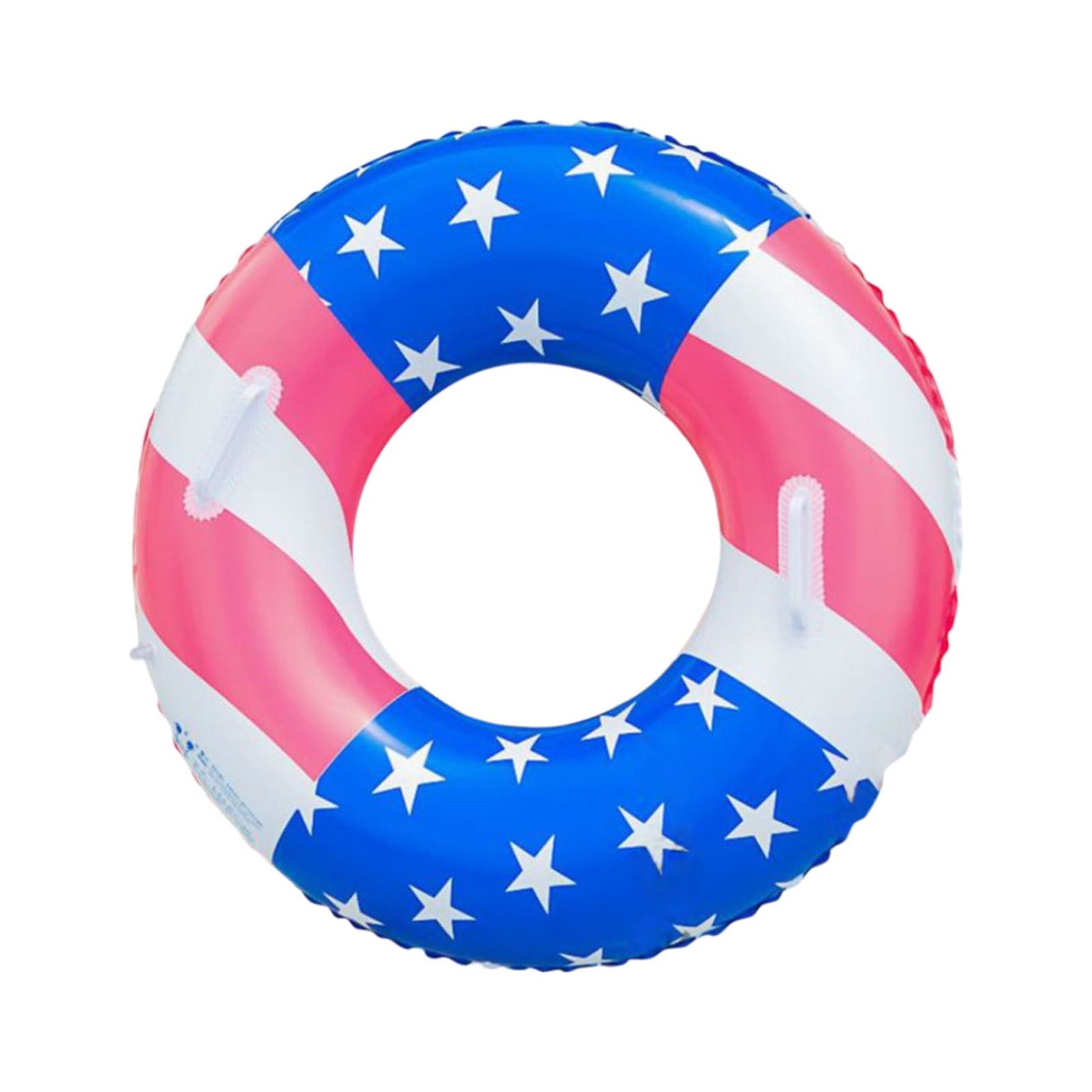 27 Inch Inflatable Swimming Ring With Handle for Adults Teens Pool Lake ...