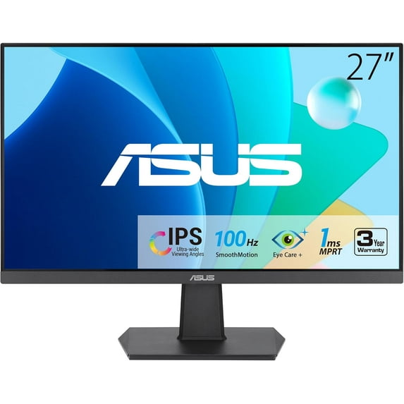 27 Inch Monitor - 1080P, IPS, Full HD, Frameless, 100Hz, 1ms, Adaptive ...