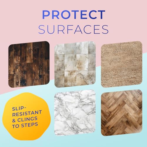 27 Inch x 15 Feet Neoprene Floor Runner - Reusable Floor Protection ...