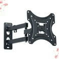 27 Inches LCD TV Bracket Black Adjustable Wall Mount for Visual Effects ...