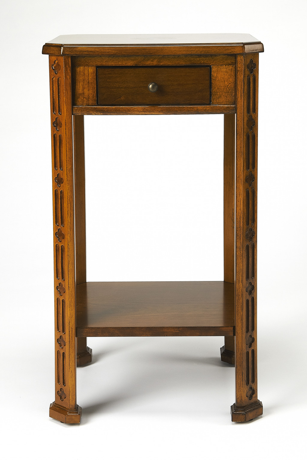 HomeRoots 476468 27 in. Manufactured Wood Rectangular End Table with ...