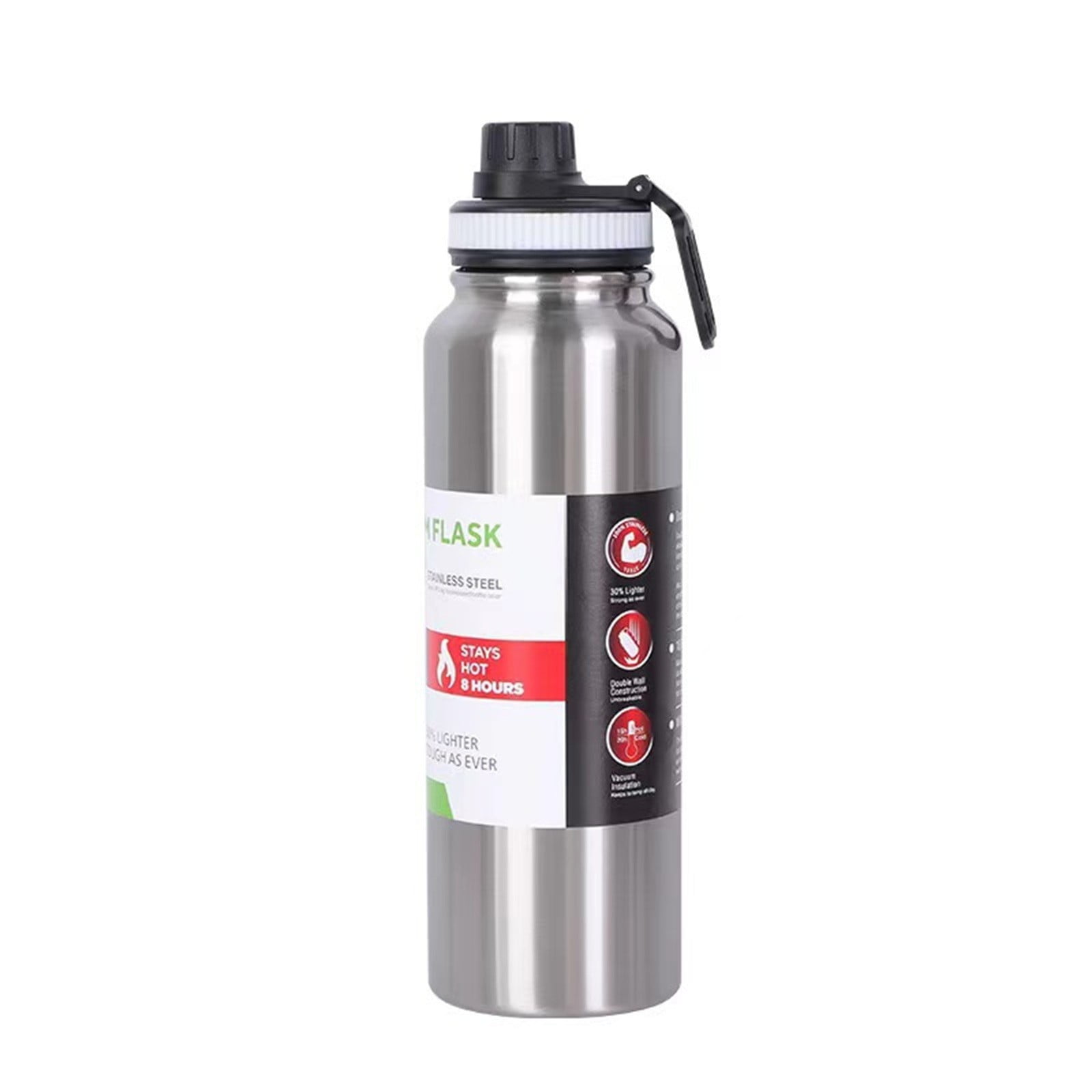 27 Oz Stainless Steel Insulated Water Bottle, Double Wall Vacuum Travel ...