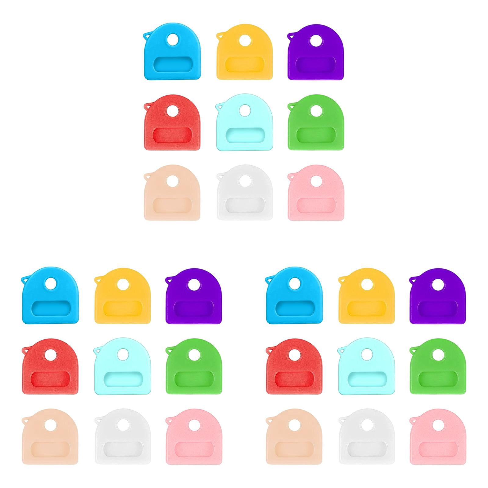 27 Pack Silicone Key Covers,Color Coded Key Caps Key Identifiers House ...