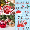 27 Pcs Christmas Stickers Gingerbread Man Face Stickers for Crafts ...