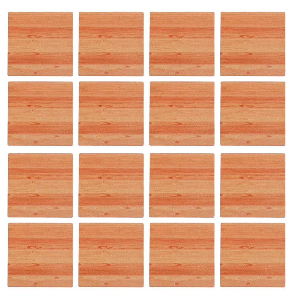 OUNONA Dollhouse Mini Floorboard Rectangular 27Pcs Flooring for Kids ...