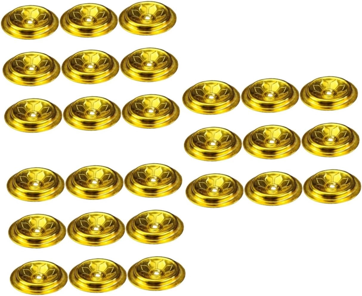 27 Pcs Oil Float Metal Candle Cores Candle Wick Holders Tibetan Brass ...