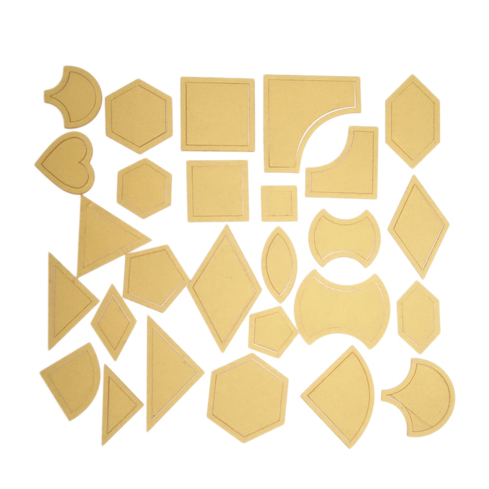 27 Pcs Quilting Templates Craft Templates Patchwork Templates Quilting ...