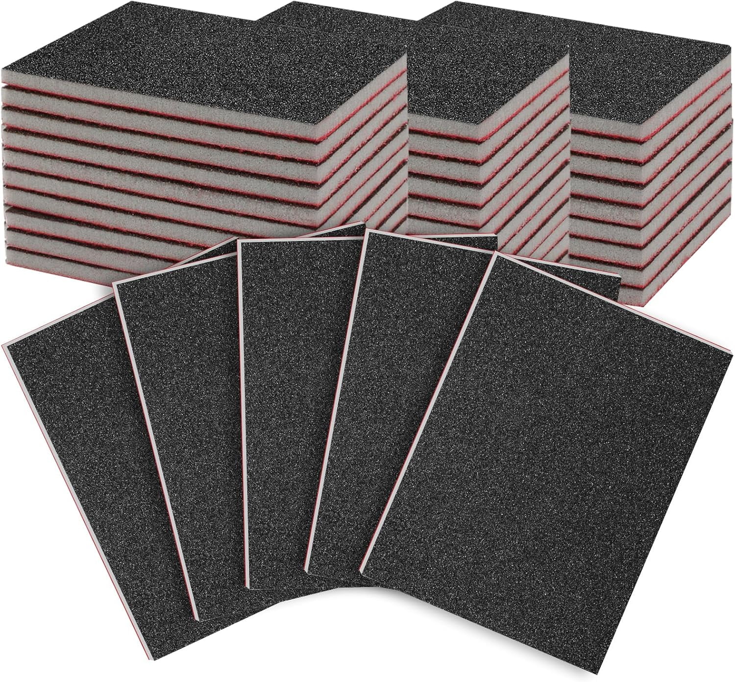 27 Pcs Sanding Sponge Pads 2000 Grit, Wet Dry Washable Foam Sanding ...