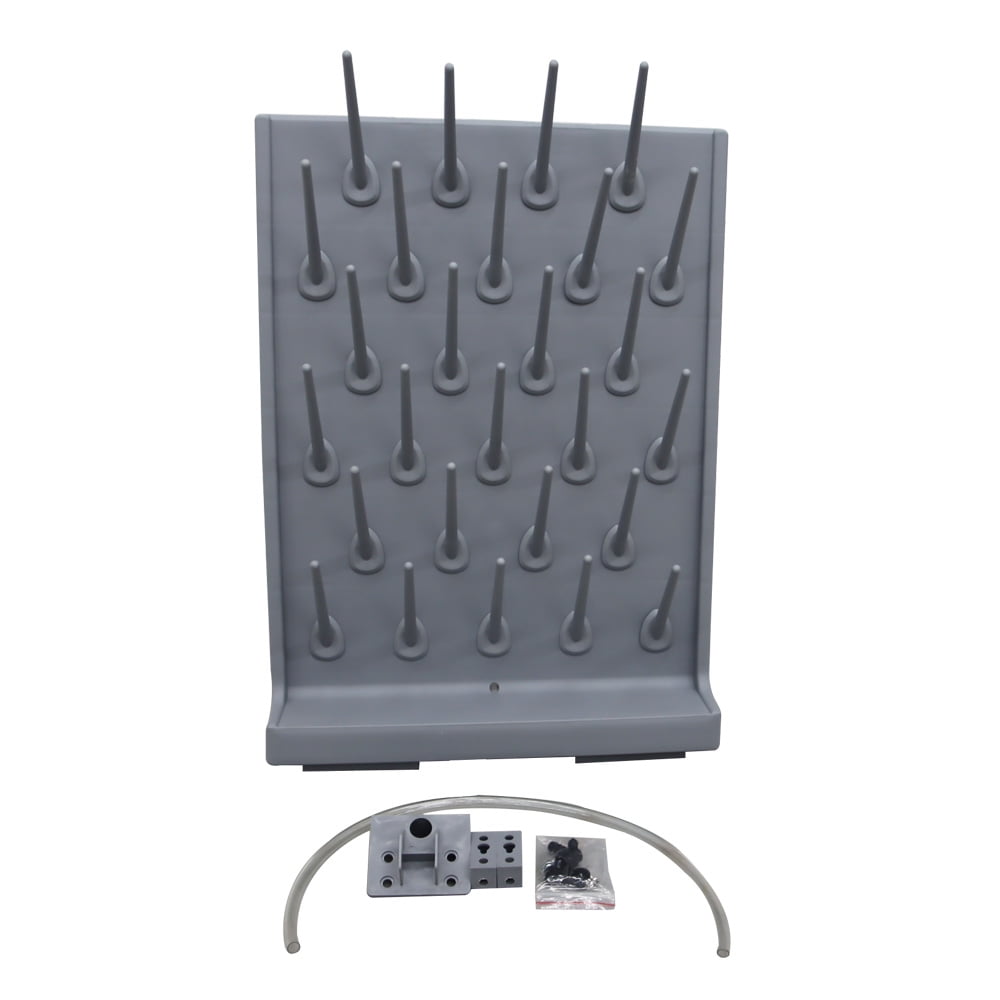 27 Pegs Drip Rack Grey Laboratory Single-Side Detachable High-Density ...