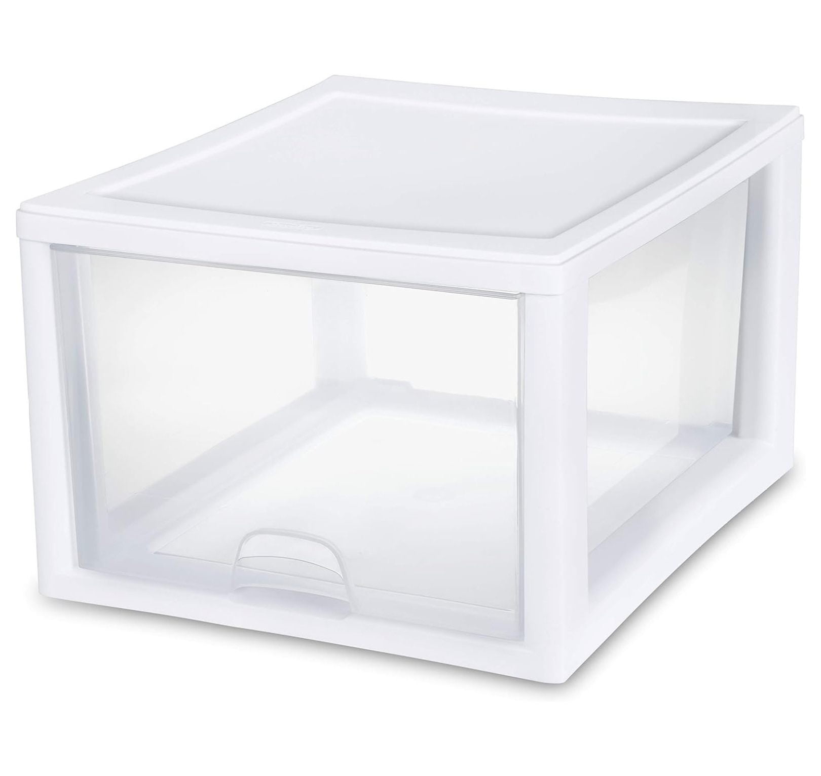 27 Qt Stacking Storage Drawer, Stackable Plastic Bin Drawer to Organize ...