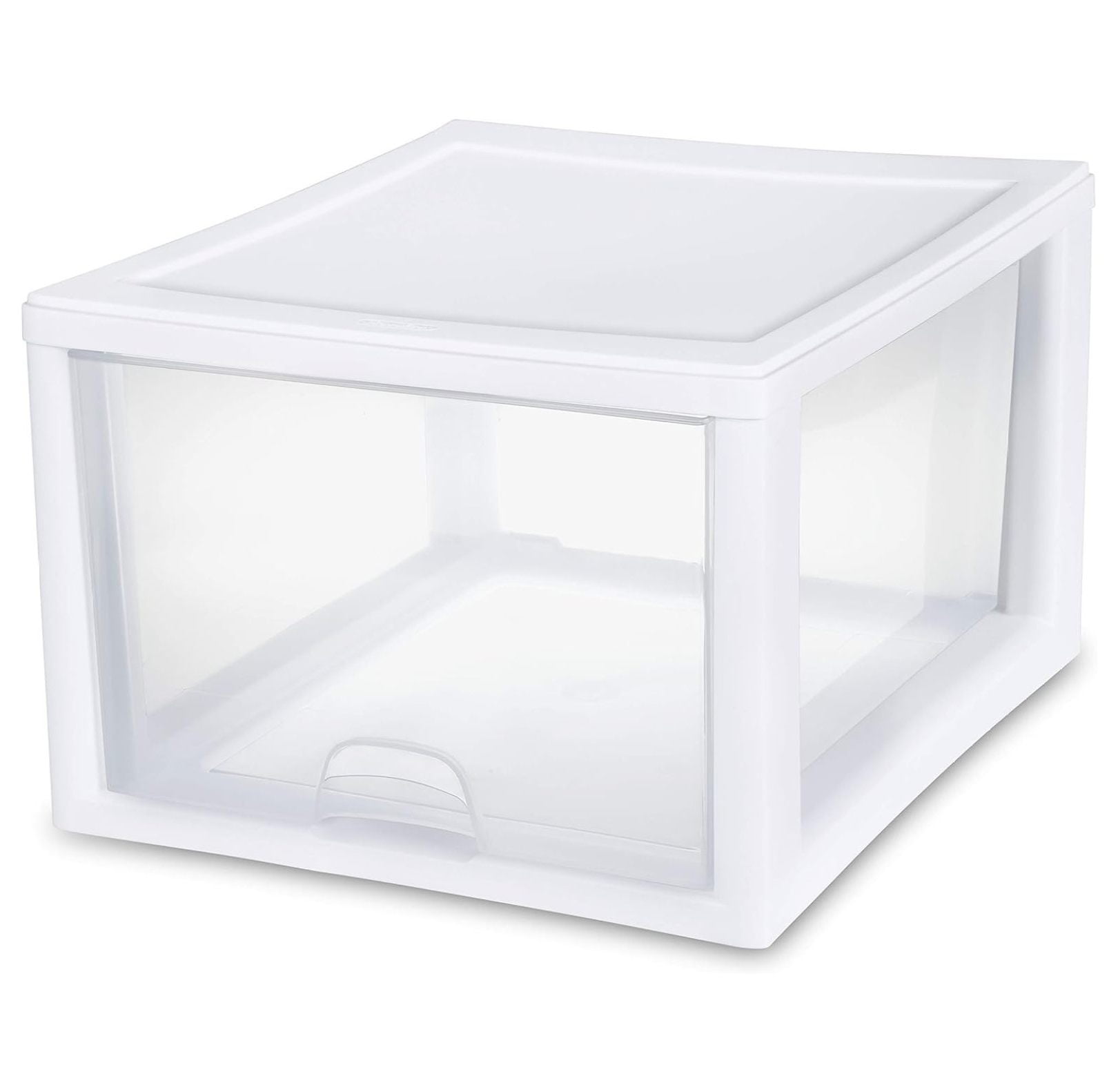 27 Qt Stacking Storage Drawer, Stackable Plastic Bin Drawer to Organize ...