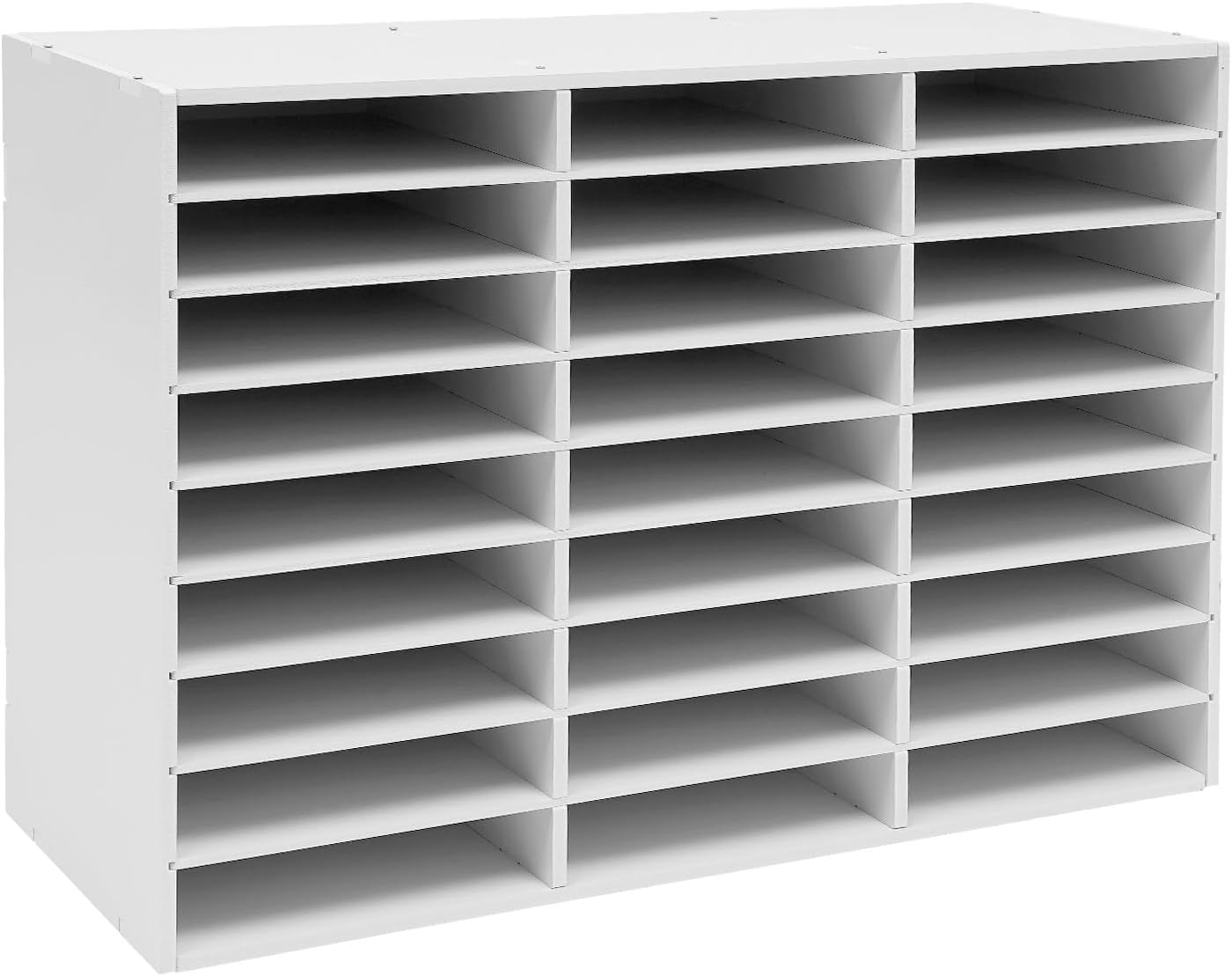 27 Slots Desktop File Sorter Literature Organizer Mail Paper Storage ...
