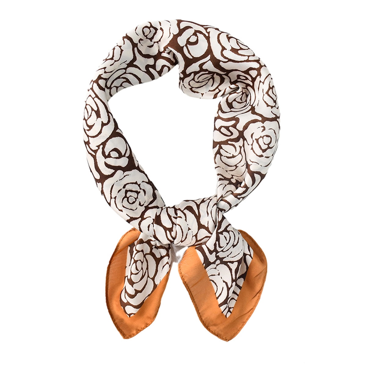 27" Square Head Scarf for Women Silk Feeling Satin Scarf Women Fashion ...