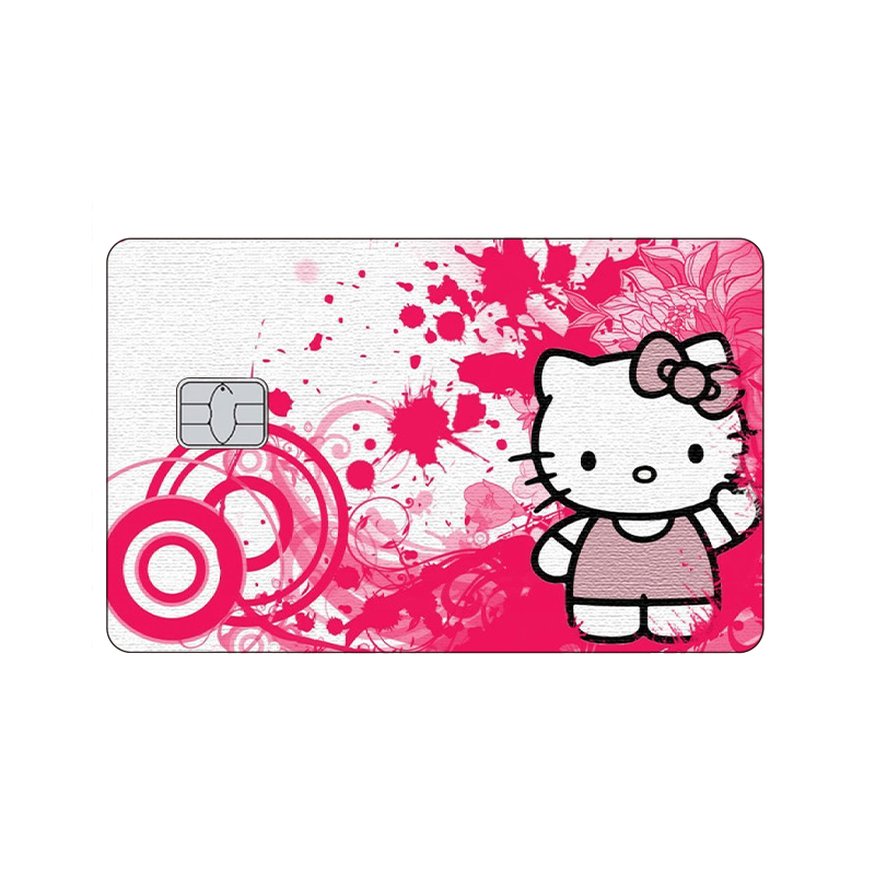 27 Styles Kawaii Sanrios Pink Hello Kitty Anime Card Stickers Cover ...