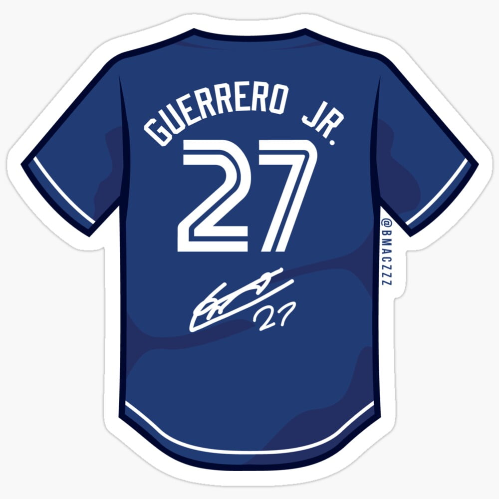 #27 Toronto Signature Jersey Sticker Baseball Sticker, Football Sticker ...