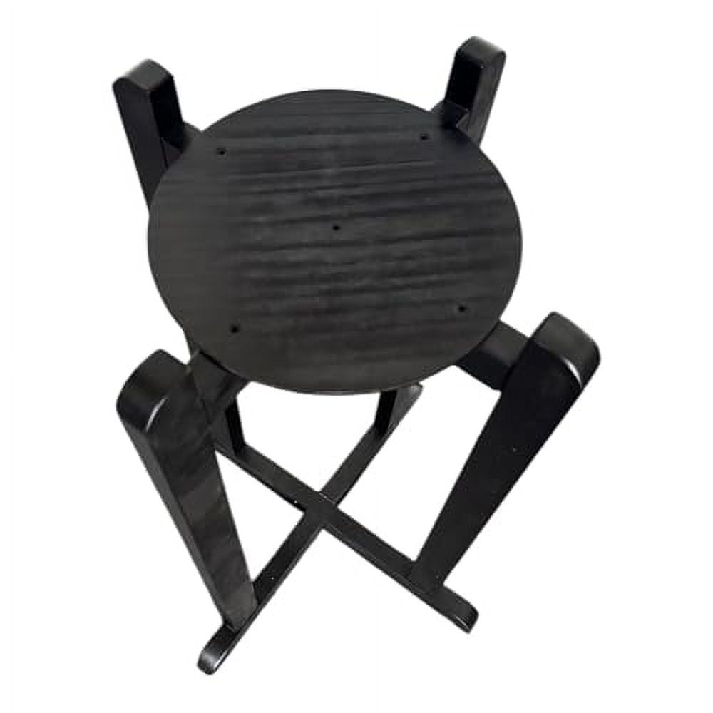 27" Wooden Floor Stand – Heavy-Duty Black Finish Wood Stand for Water ...