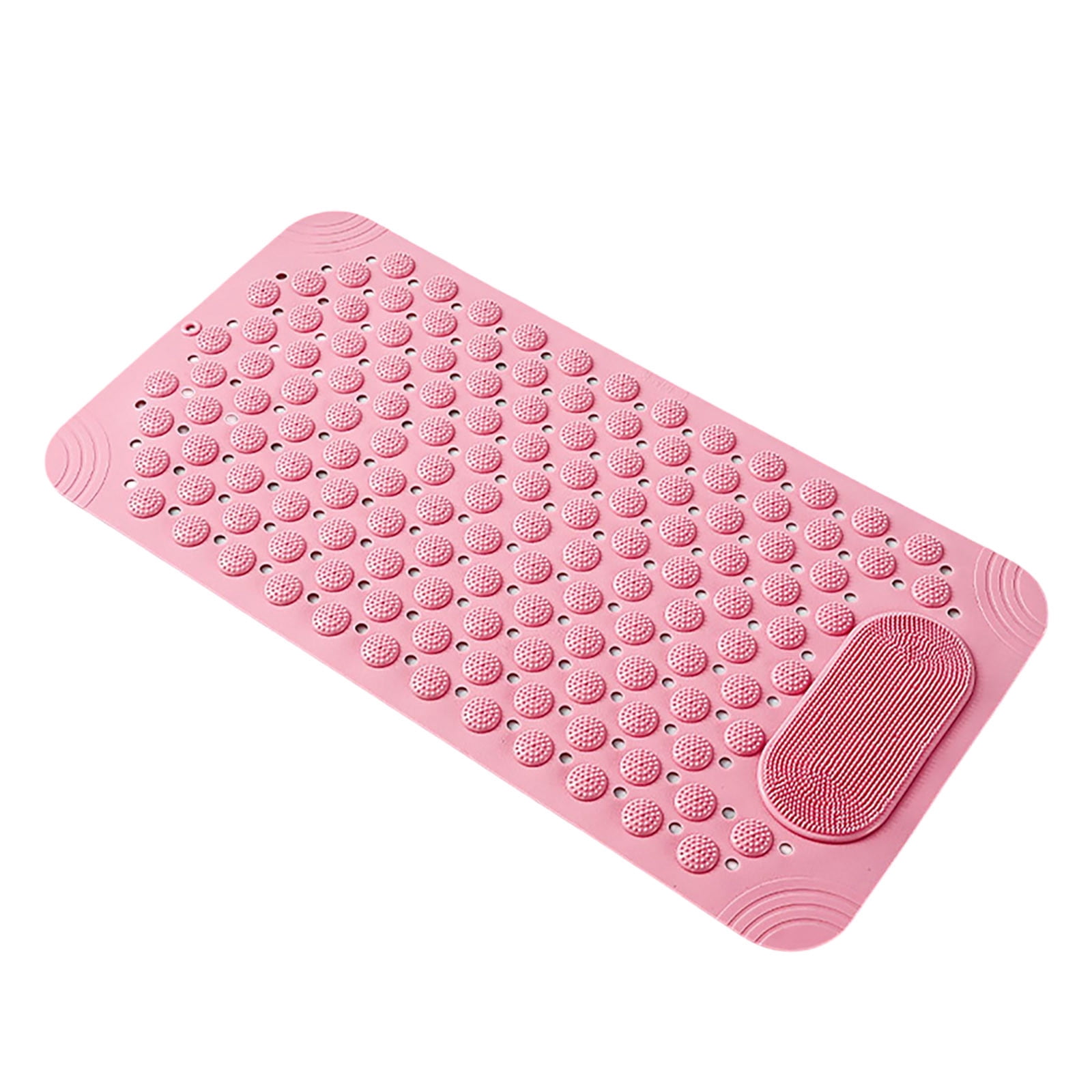 27"X14" Foot Scrubber Shower Mat Oval Bathtub Mat With Antislip Suction ...