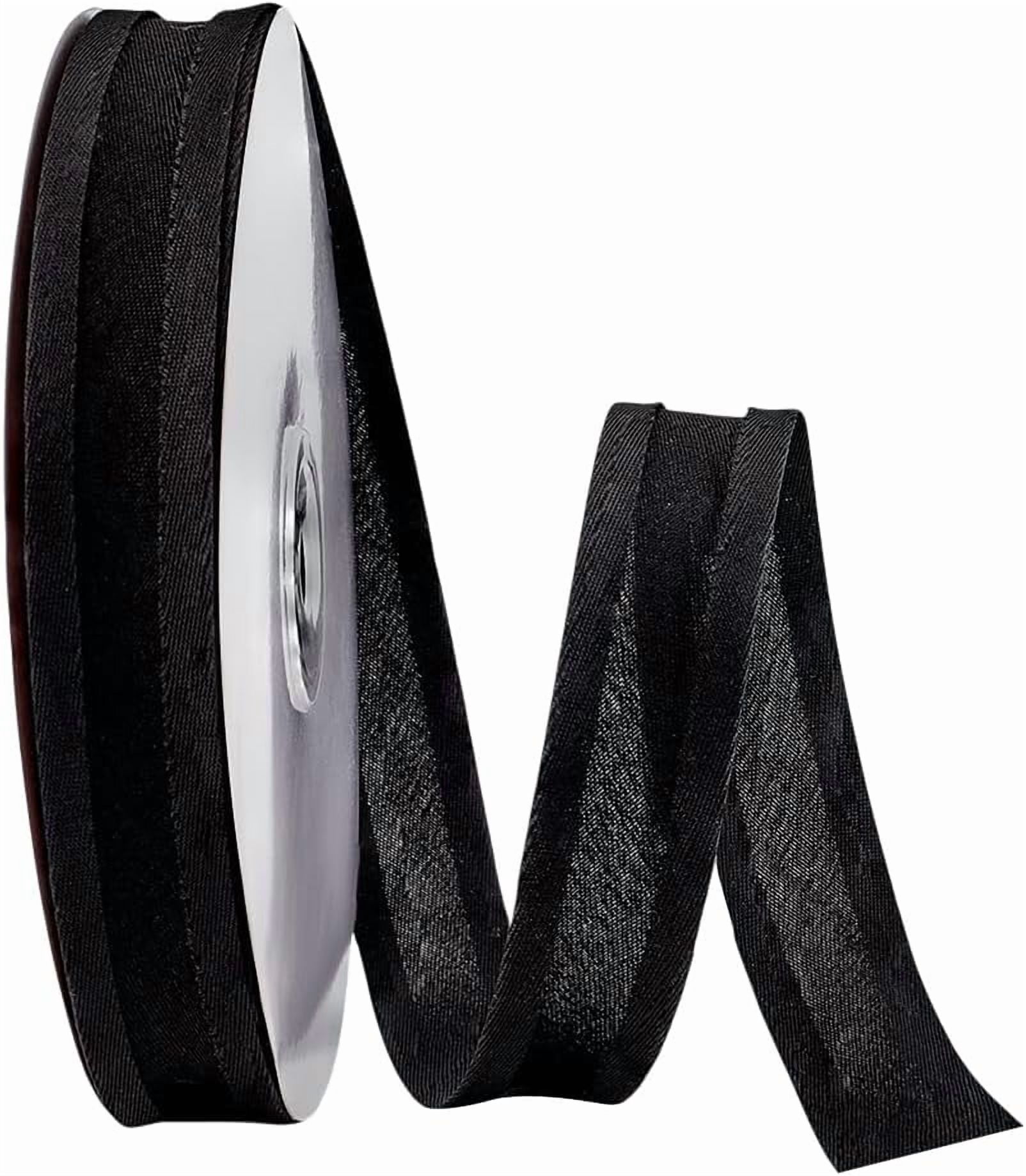 27 Yards Black Bias Binding 3/4 inch Double Fold Bias Tape Polycotton ...