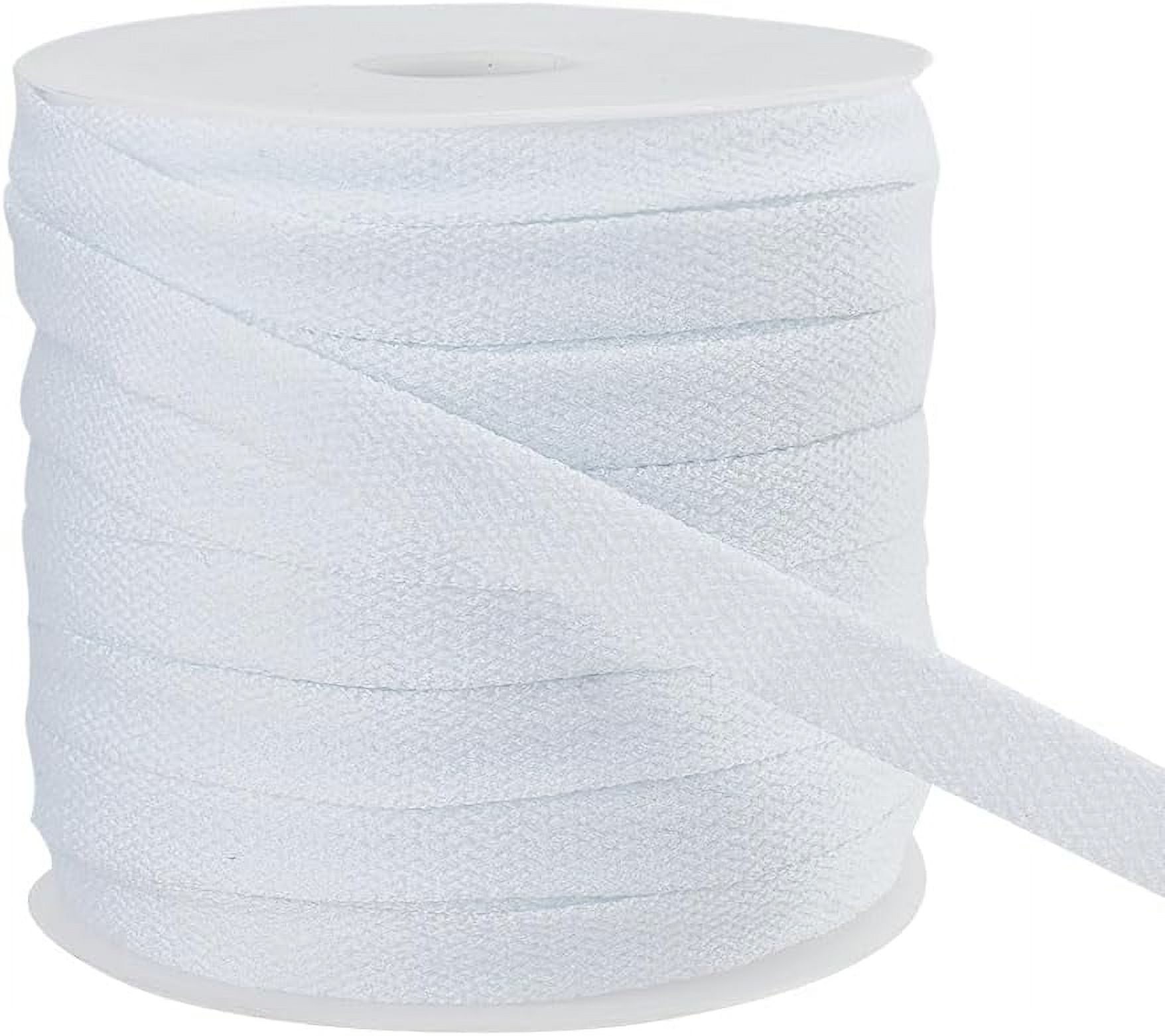 27 Yards Flat Drawstring Rope Replacement 8.7mm Wide White Soft ...